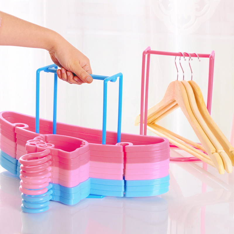 Smart Design Clothes Hanger Stacker Holder Storage Organizer Rack 3 Color