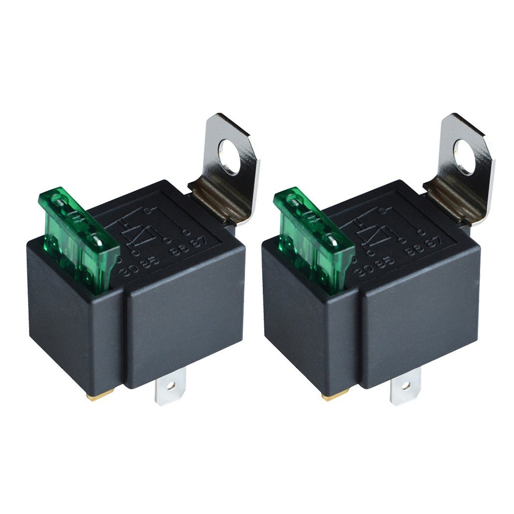 30 A Relays 6-Pack 12V 30/40 Amp 5-Pin Relay Harness With Fuse - 14AWG ...