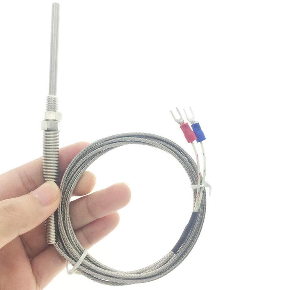 Buy 1 2 3Meters Stainless Steel Probe K Type Sensors High Temperature ...