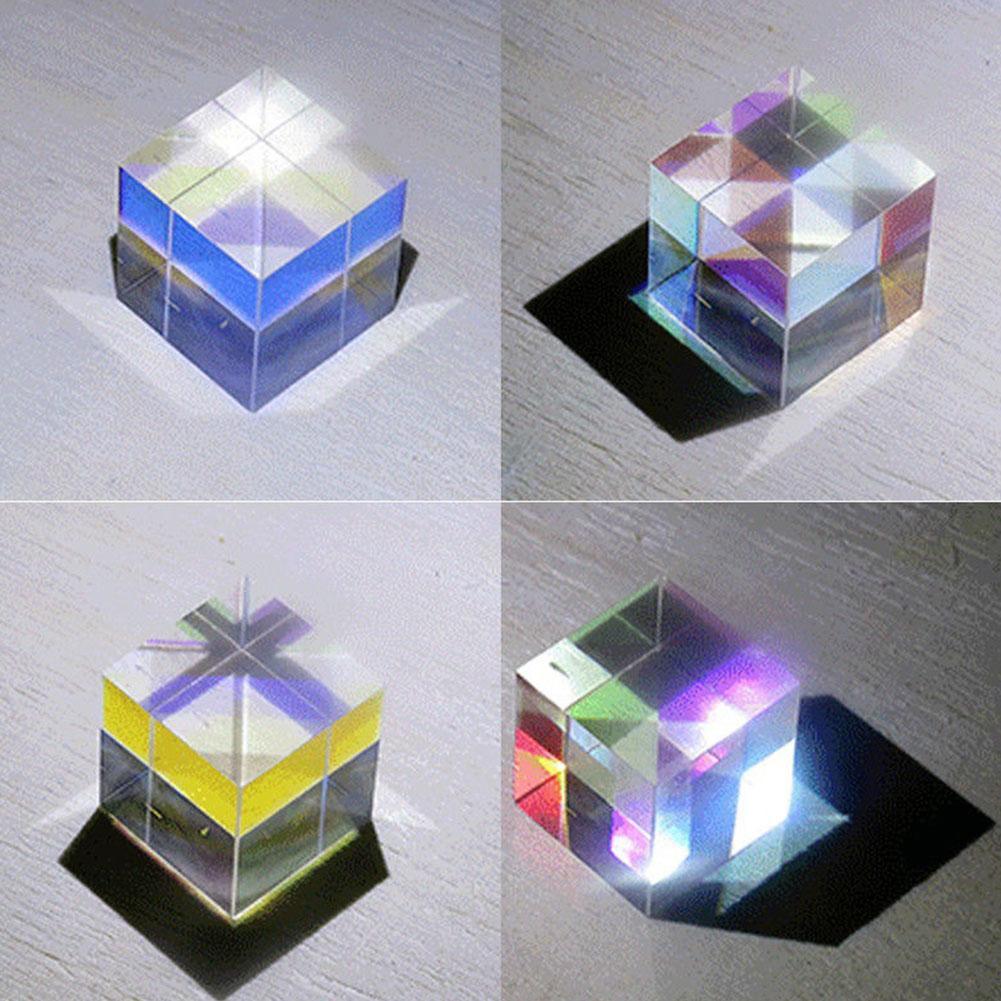 Buy 1PCS Optical Prism Cross Dichroic X-Cube Prism PGB Spectral Glass ...