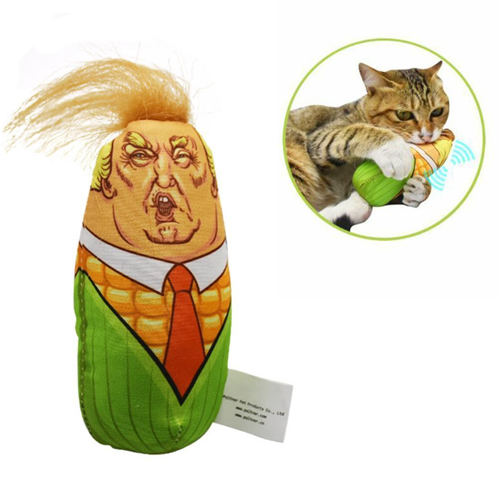 Cat Toy Plush Corn Corn Pet Kitten Funny Catnip Toy Creative Funny Cat ...