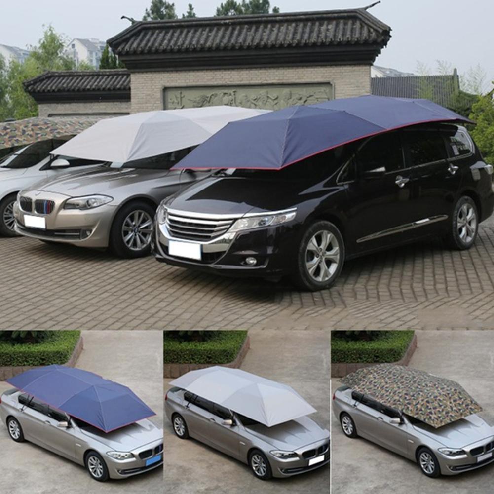 4x2.1M Car Umbrella Sun Shade Cover Protection UV Resistant Oxford ...