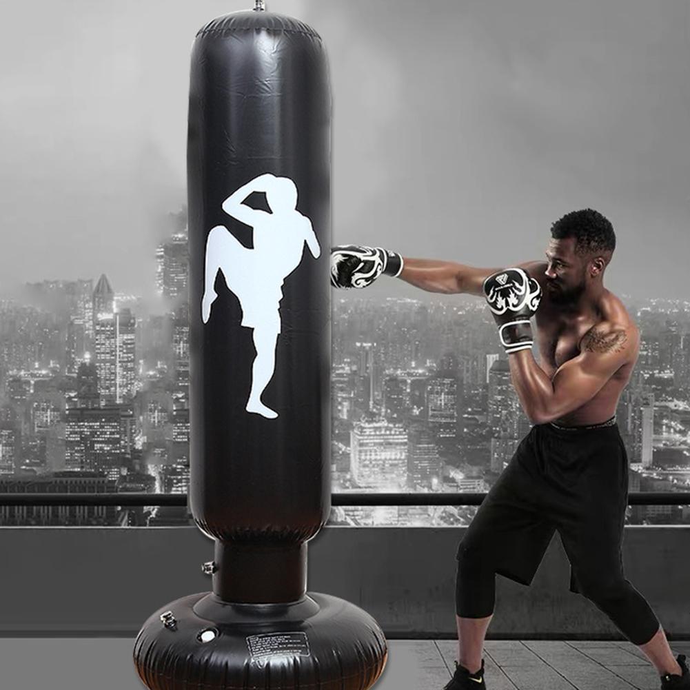 Sac de frappe,Sac de boxe gonflable en PVC, 1.6m, pour enfants et ...